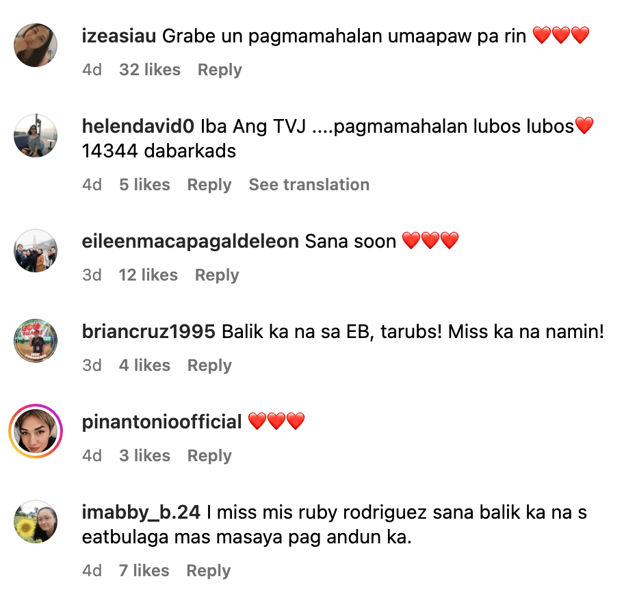 Ruby Rodriguez elated after reunion with Tito Sotto, Helen Gamboa